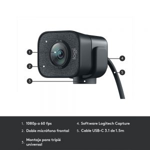 CÁMARA LOGITECH STREAMCAM PLUS – Logitech Mexico